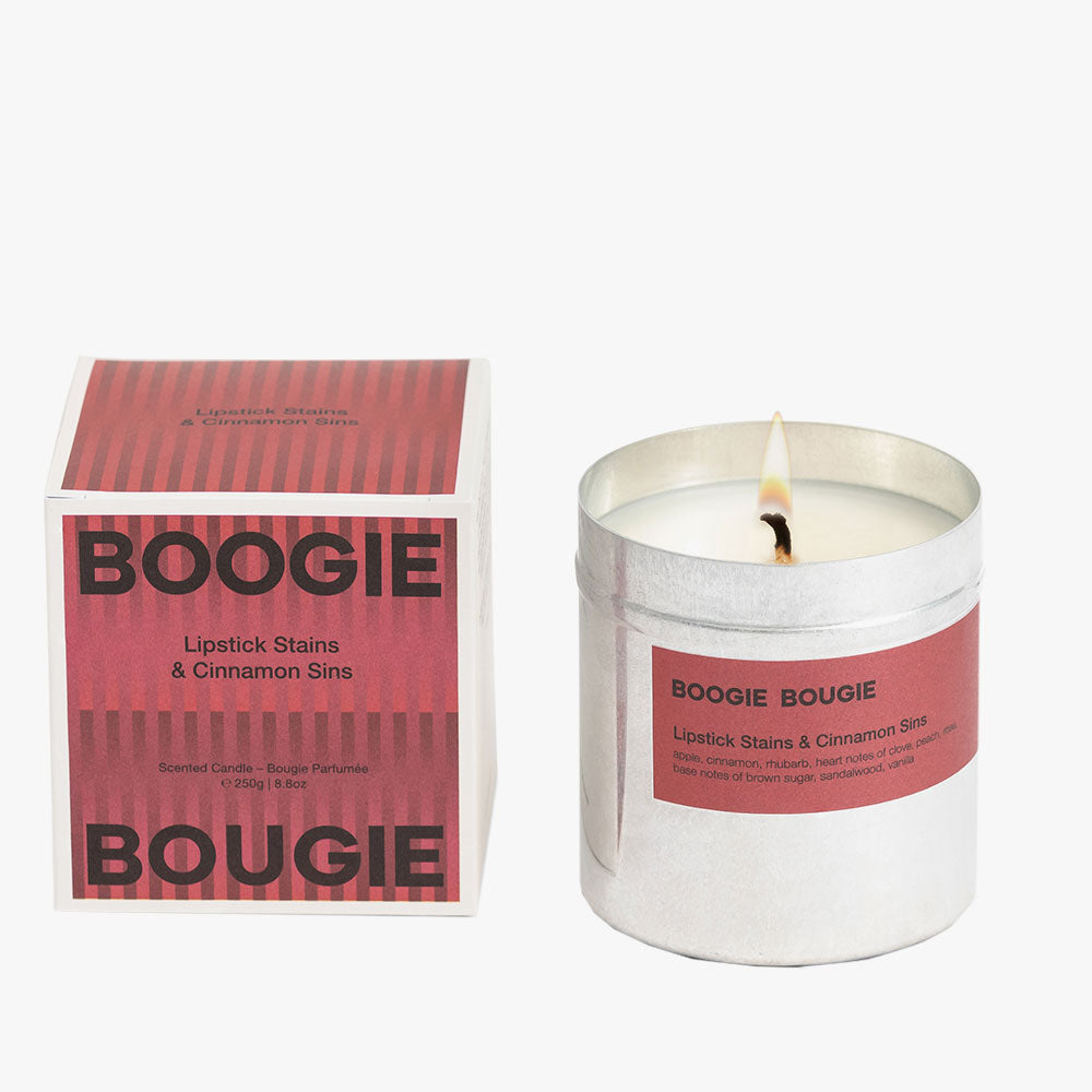 Lipstick Stains & Cinnamon Sins | Boogie Bougie | Soja Duftkerze Winter ...